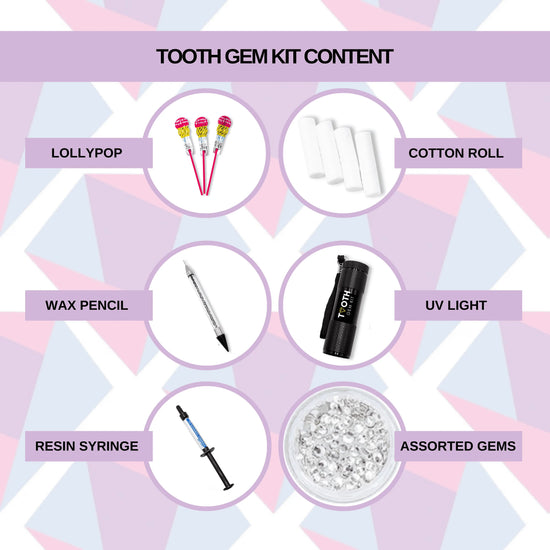 Buy Professional Tooth Gem Kit – 30+ Crystals, LED, Safe Glue